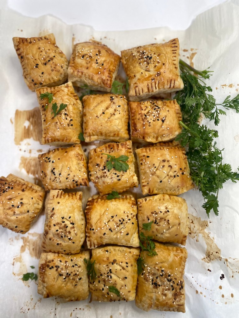 Chicken Patties (Creamy Chicken Filling) - Stew with Saba